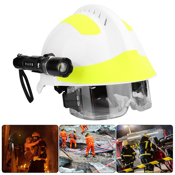 Professional Emergency Rescue Safety Helmets Anti-Impact Fire Fighter ...