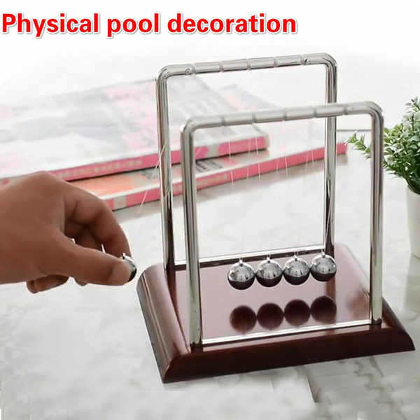New Newton's Cradle Steel Balance Balls Desk Physics Science Pendulum ...