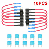 New 10pcs 15A Add Circuit Mini Car Accessories Blade Fuse Box Holder ...