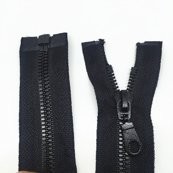 NEW 5 pcs Black RESIN ZIP ZIPS ZIPEER ZIPPERS 27.5" 70CM for Clothing ...