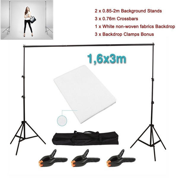 Photography Studio Background Support Stand Screen Backdrop Background ...