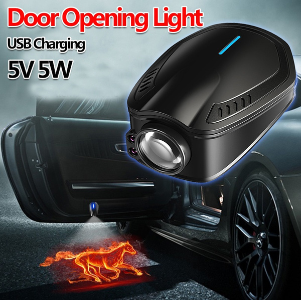 Car Charging Welcome Light LED Modified Door Opening Light 5W 5V ...