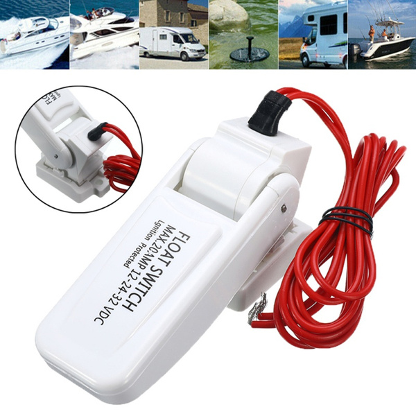 2PCS/1PC 12v Automatic Electric Boat Marine Bilge Pump Float Switch ...