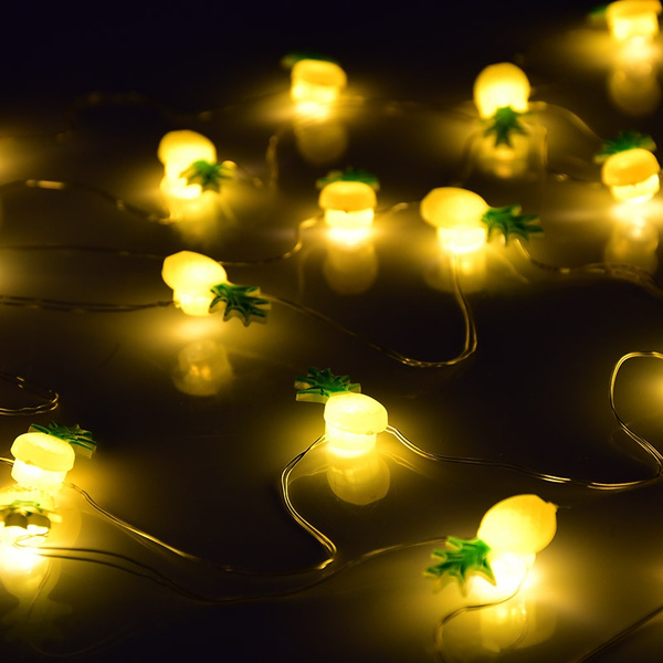 2M 20LED Cute Flamingo Watermelon Unicorn Pineapple Light Strings Fairy ...