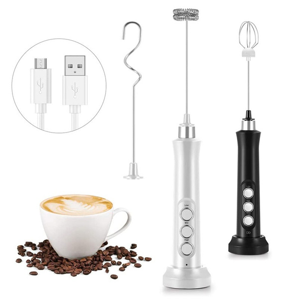 1 Pcs Mini Handheld Mixer Electric Egg Milk Frother Whisk Drink Foamer ...