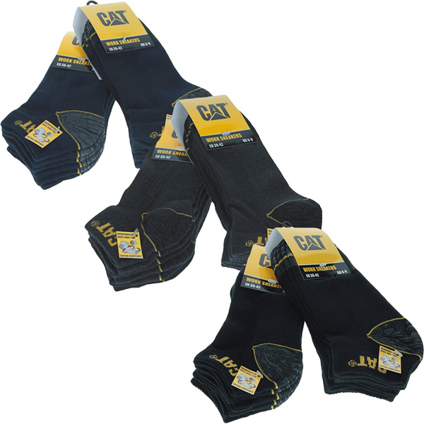 CAT Caterpillar Adults 6-Pack Heavy Duty Industrial Workwear Trainer ...