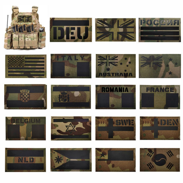 National Flag IR Patch Armband Badge Applique Embellishment UK Russia ...