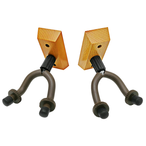 2 PCS Guitar Hangers Wall Mount Adjustable Arm Instrument Display ...