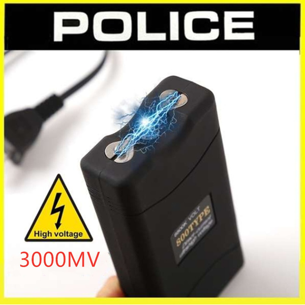 3 in 1 Police Power Stun Flashlight Electric Shock Taser Gun Self ...