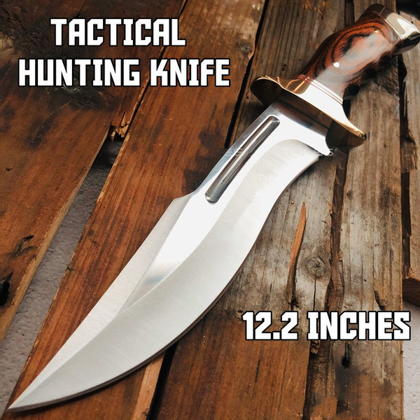 NEW 2021 Very Sturdy Fixed Blade Tactical Knives,12.2\ Overall Machete ...