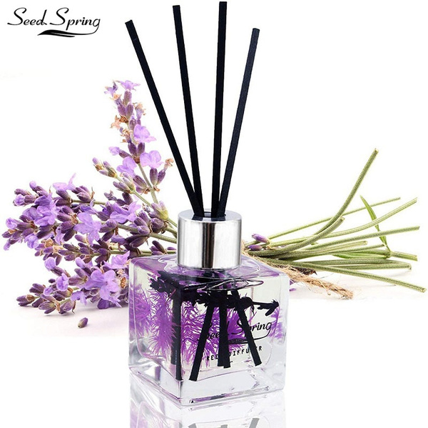 Seed Spring Lavender Scented Oil Diffuser with Rattan ...