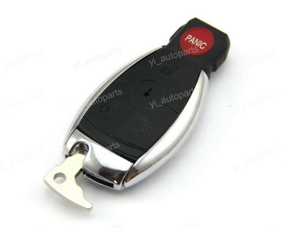 Remote Prox Smart Key Shell Case W/ Emergency Blade For Mercedes Benz 4 ...