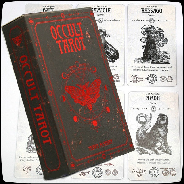 Occult Tarot 78 Divination Cards Set Deck Oracle Card Family Party ...