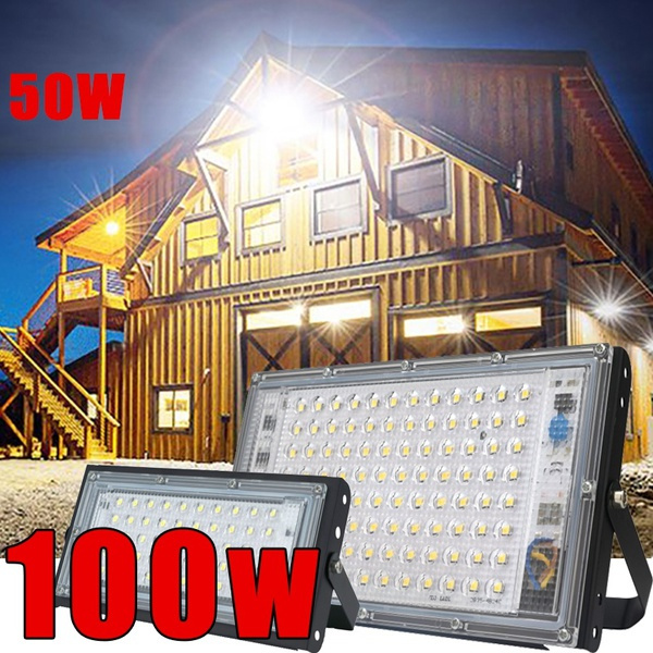Supe Bright 100W/50W Led Flood Light AC 220V Outdoor Floodlight ...
