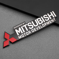 1pcs Car Styling 3D Aluminum Mitsubishi Sticker Emblem Decal For ...