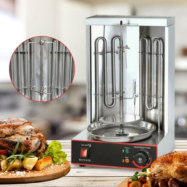 Vertical Electric Broiler Shawarma Machine Doner Kebab Gyros Rotisserie ...