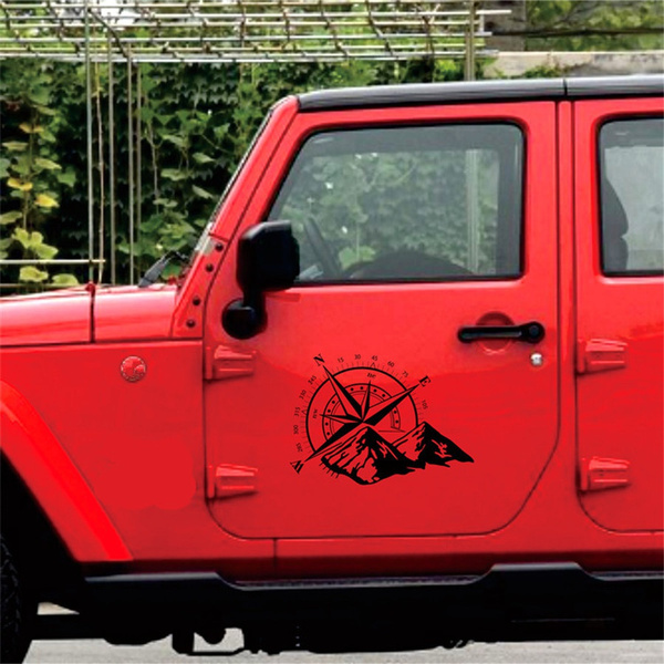 Black Compass Car SUV Hood Decal Vinyl Bonnet Sticker Waterproof 18.9 ...