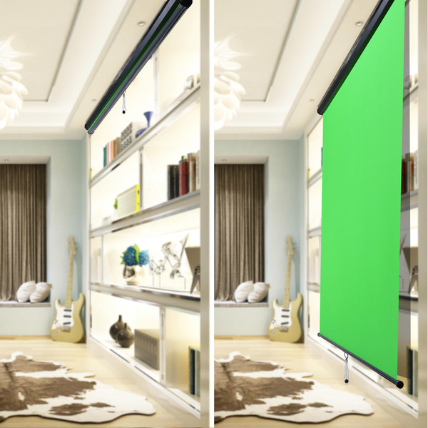 Yescom 4 Pack Green Screens Retractable Wall Ceiling Mounted for Video ...