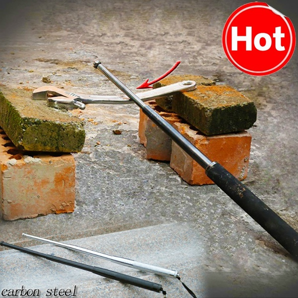 Carbon Steel Self-defense Telescoping Rod Three Telescoping Rods ...