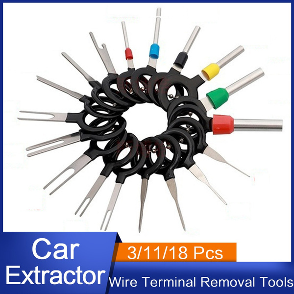 3/11/18pcs Car Plug Terminal Removal Tool Electrical Wire Crimp ...
