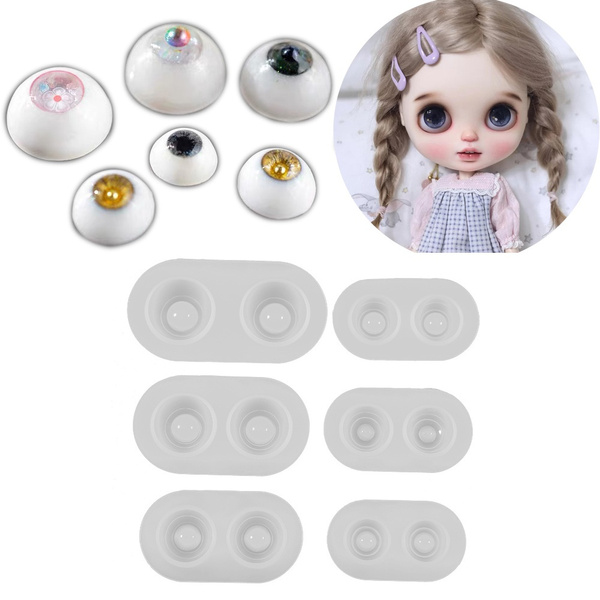 1pc/pack Doll eye mold Epoxy Resin Casting Molds For DIY Jewelry Making ...