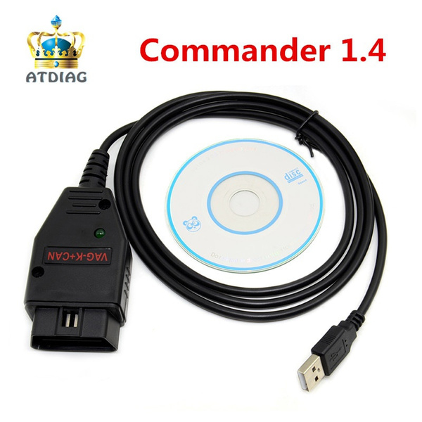 HOT VAG K+CAN Commander 1.4 obd2 Diagnostic Scanner tool OBDII 1.4 COM ...
