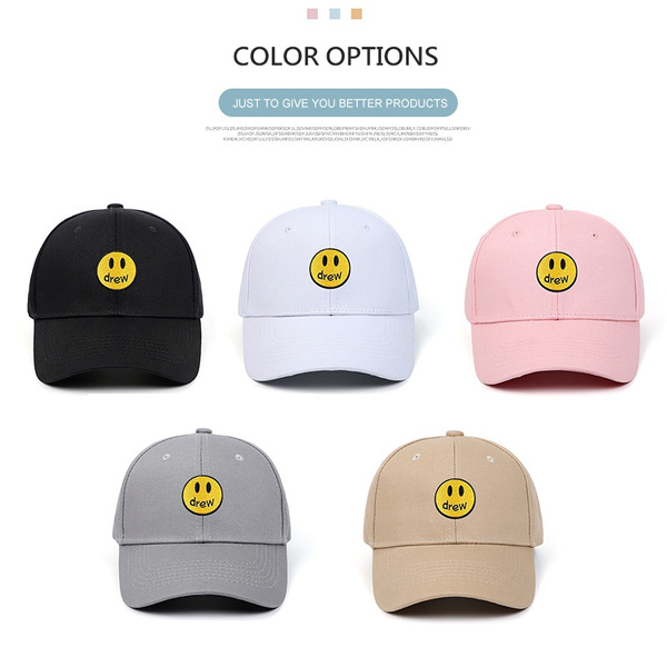 Outdoor leisure men and women cap Drew house Bieber hat 100% cotton ...