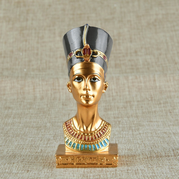 Fashion 4.5inch Ornament Ancient Resin Egyptian Cleopatra Pharaoh ...
