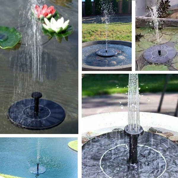 Solar Automatic Fountain Pump,1.4W Water Fountain Floating Pump Kit For ...