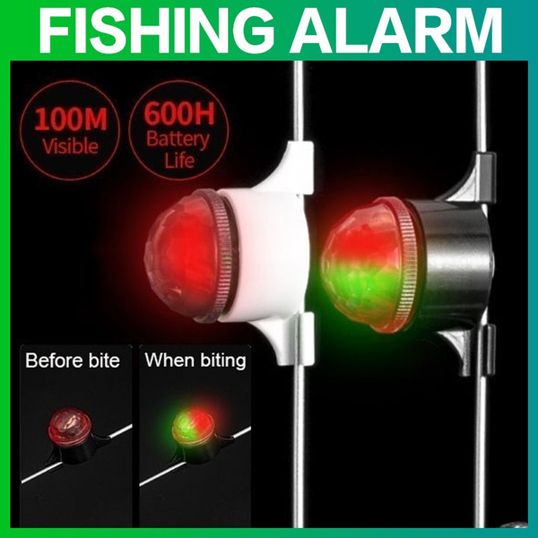1PC Alert LED Fishing Alarm Rod Tip Carp Night Fishing Light Auto ...