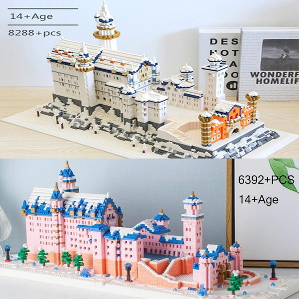 White Colors for Your Choice Snowing Swan Castles Building Blocks ...