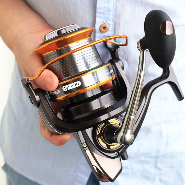 NEW FDDL LJ9000 full metal spool Jigging trolling long shot casting for ...
