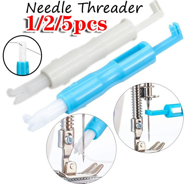 1/2/5 Pieces Sewing Machine Needle Threader Automatic Threader Quick ...