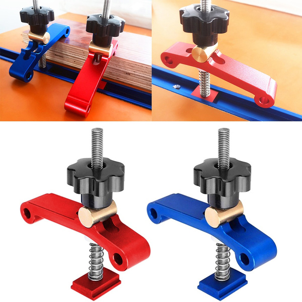 T-track Clamping Blocks Chute Blocks Woodworking Table Jig Universal T ...