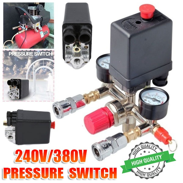 2021 NEW 90-120PSI Air Compressor Pressure Automatic Control Switch ...