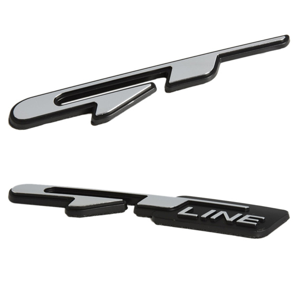 Cool 3D Car Style Sticker Gt Line Letters Sticker For Kia Rear Trunk ...