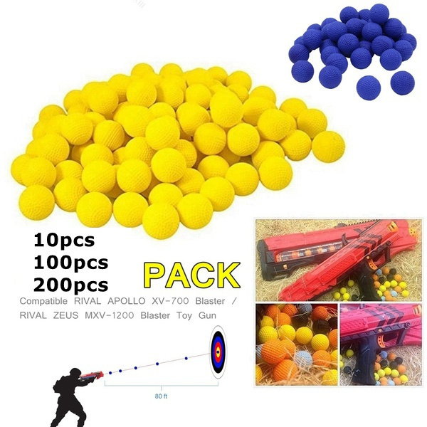2021New 10/100/200PCS Pack Bullet Balls Rounds Compatible For Nerf ...