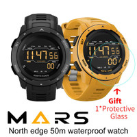NORTH EDGE MARS Men Watch Original Waterproof 50M Men's Watch Outdoor ...