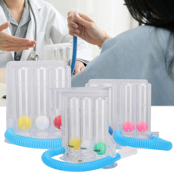 Deep Breathing Lung Exerciser Incentive Spirometer Breath Measurement ...