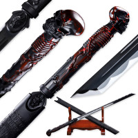 Real Japanese sword, hand-ground, katana, sharp, full Tang sword, 41 ...