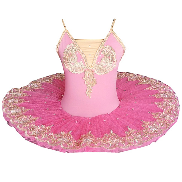 Professional Ballet Dress For Girls Pink Tutu Skirts Belly Dance ...