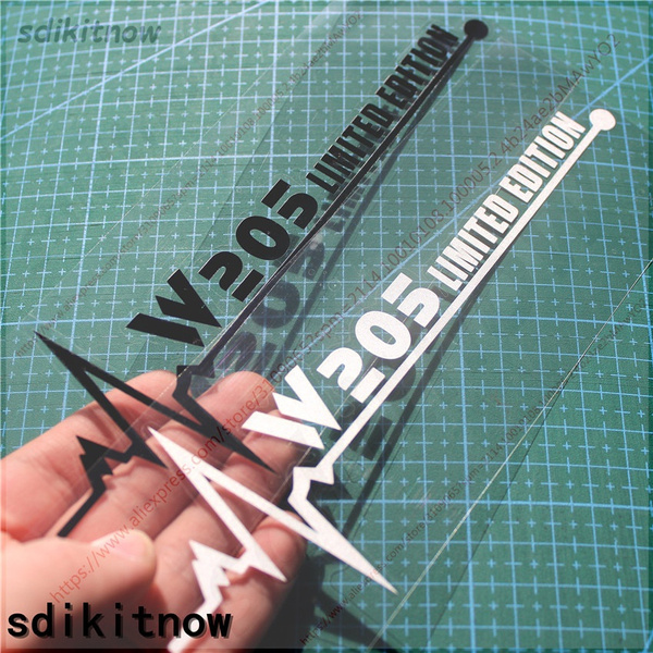 2PCS/set New Heart Car Sticker Windows Styling Door Decoration For BENZ ...