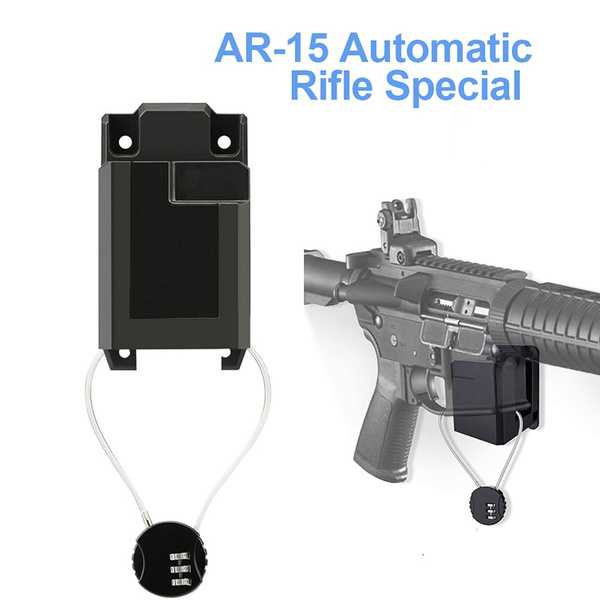 AR-15 Wall Mount with Wire Lock,Solid ABS Wall Mount and Display, Rifle ...