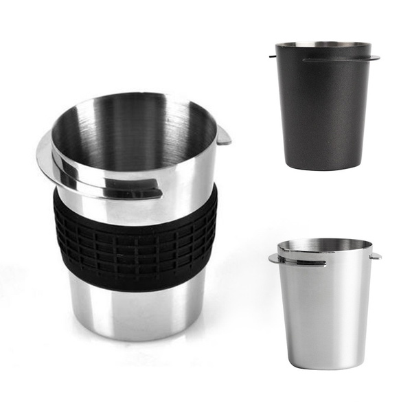 New!!Stainless Steel Dosing Cup Coffee Sniffing Mug Powder Feeder For ...