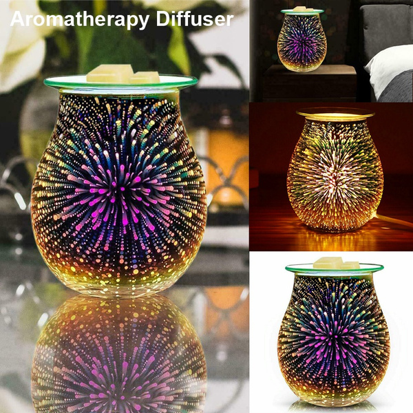 3D Aromatherapy Diffuser Mosaic Electric Plug In LED Aroma Diffuser ...