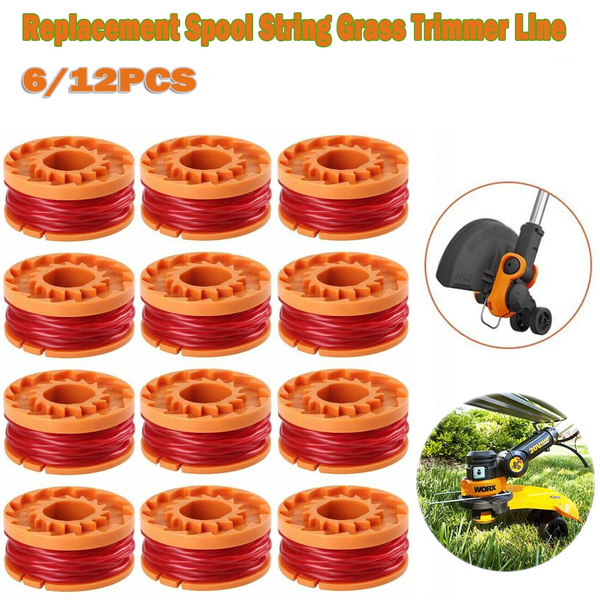 6/12 Pack 10ft Grass String Trimmer/Edger Spool Line Replacement for ...