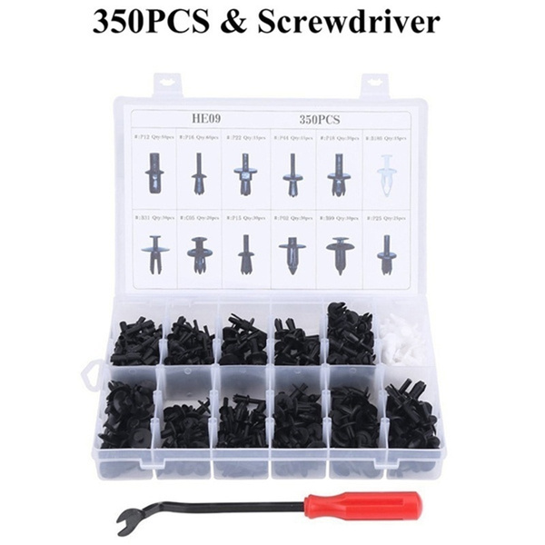 Car Retainer Clips Body Plastic Rivets Fasteners Push Bumper Trim Panel ...