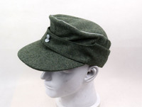 Collectable Replica WWII German Officer M43 Panzer Wool Cap Hat Green ...