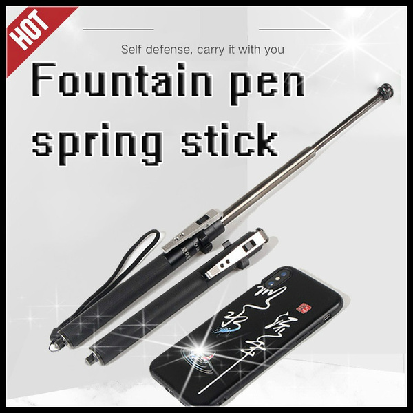 New Automatic Spring Swing Stick Legal Car Self-Defense Weapons Fight ...