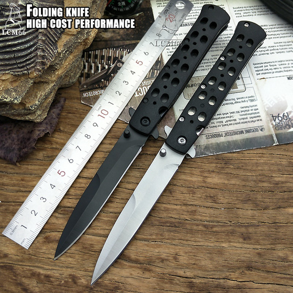 Cold Steel 26SP Ti-Lite Folding Knife 4" Satin Plain Blade Tactical ...